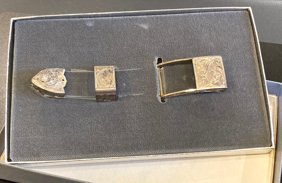 Vogt Belt Buckle - Vintage Vogt Buckle - Sterling Silver Belt Buckle ...