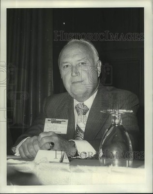 1974 Press Photo Firestone - Richard A. Riley, President, at Tire ...