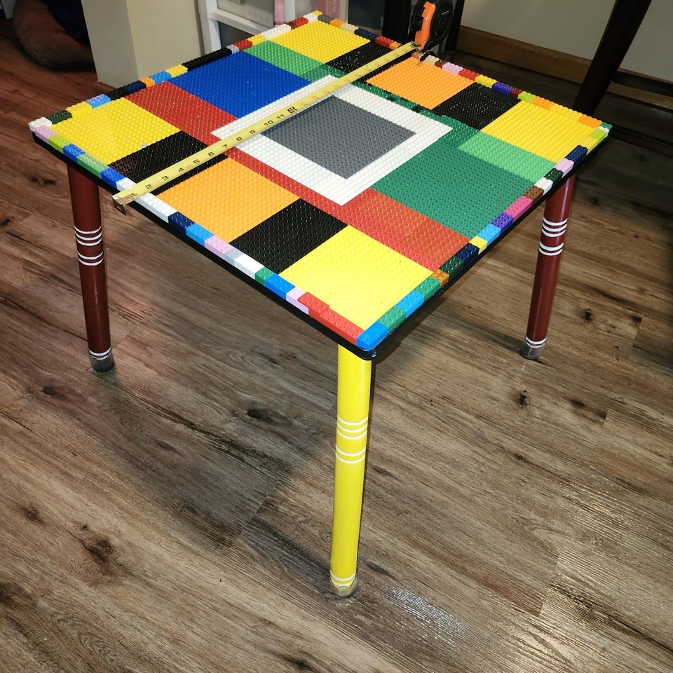 Homemade Lego Table 23" By 23" And 21" Tall | eBay