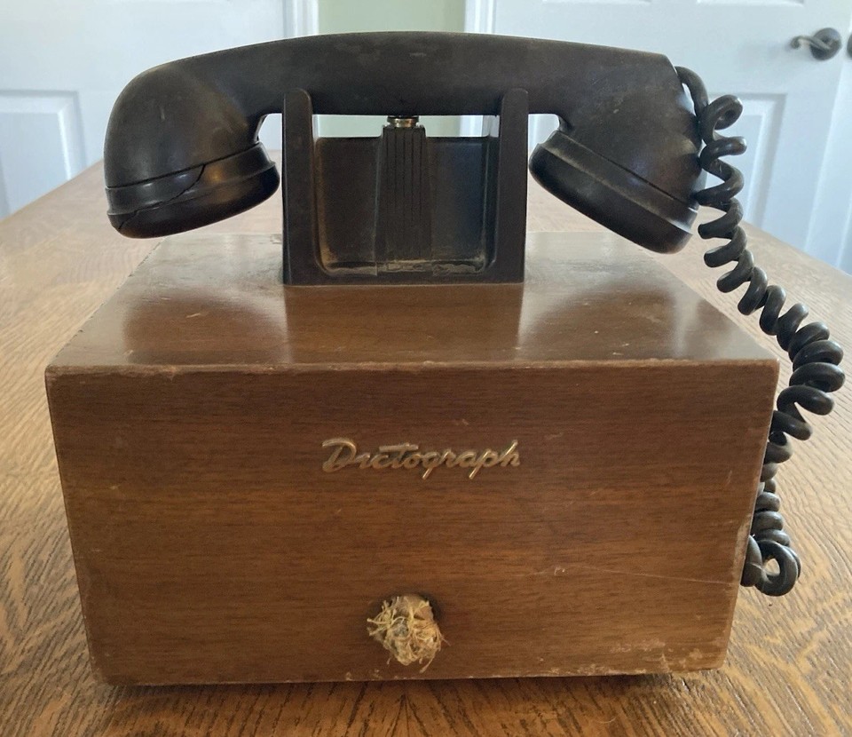 Vintage Dictograph Telephone Intercom Station | eBay