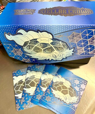EMPTY Pokemon Stellar Crown Elite Trainer Box & Dividers - Terapagos ex ...