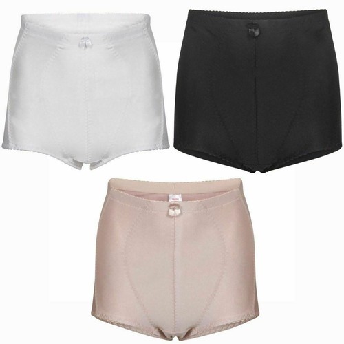 Ladies Medium Control Tummy Tuck Bum Lift Support Shape Knickers Pants ...