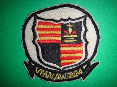 US Marine All-Weather Attack Squadron VMA(AW)-224 Patch From Vietnam ...