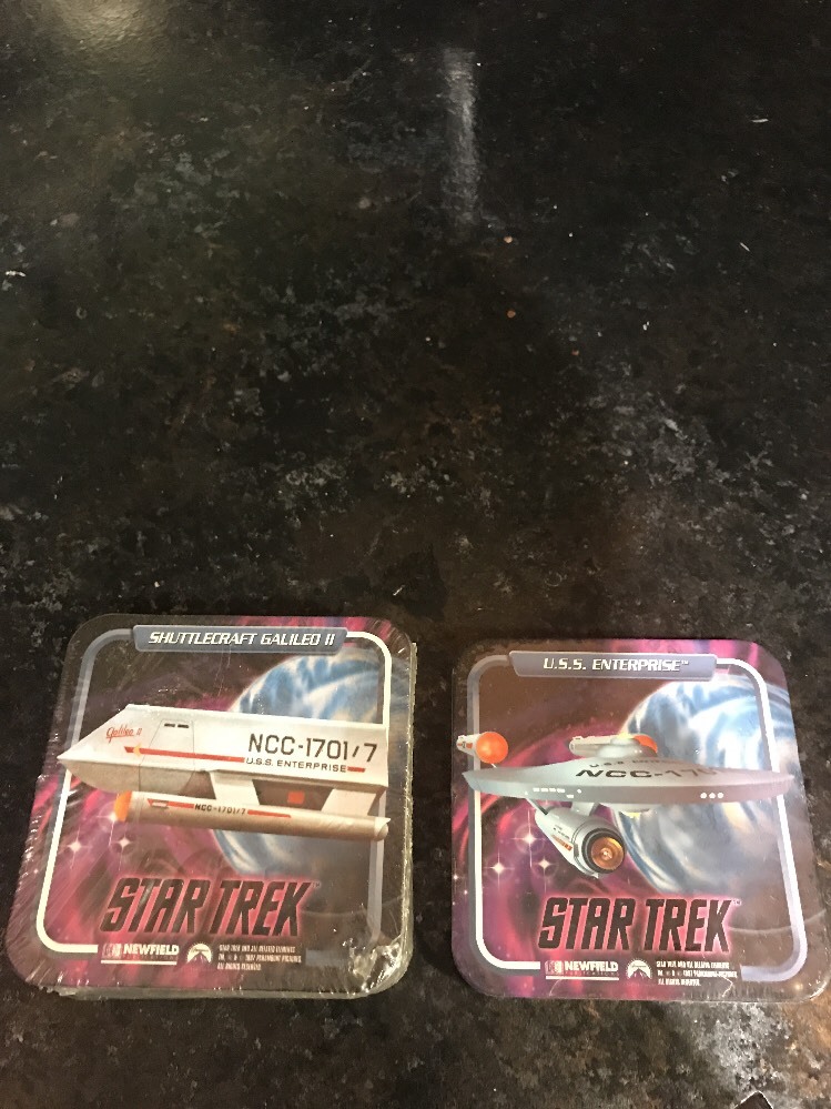 NEWFIELD STAR TREK ENTERPRISE COASTERS -- SET OF 4 -- SET OF 12 NEW | eBay