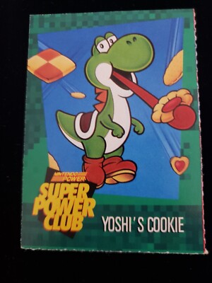 Nintendo Power Super Power Club Magazine Card #84 Yoshi's Cookie | eBay