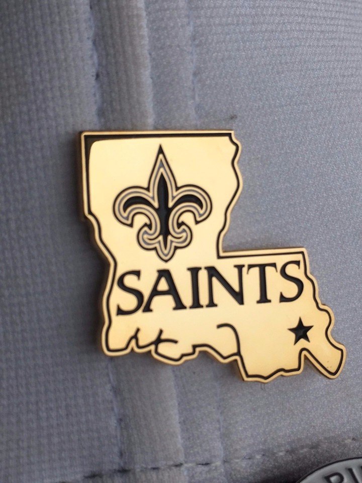 saints pin New Orleans Saints NFL 1" metal Lapel Pin saints pin saints ...
