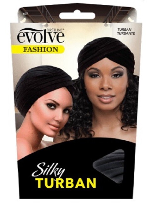 EVOLVE SILKY TURBAN BLACK COLOR WITH FREE SHIPPING! | eBay