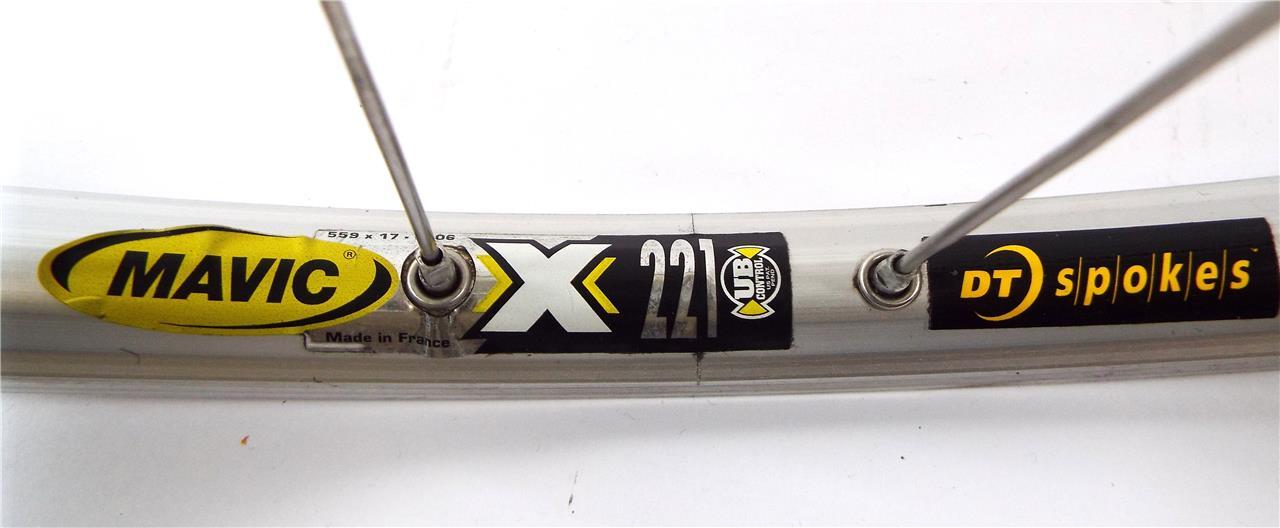 MAVIC X-221 RIM / SHIMANO LX HB-M570 HUB - 26" INCH 26ER - FRONT RIM ...