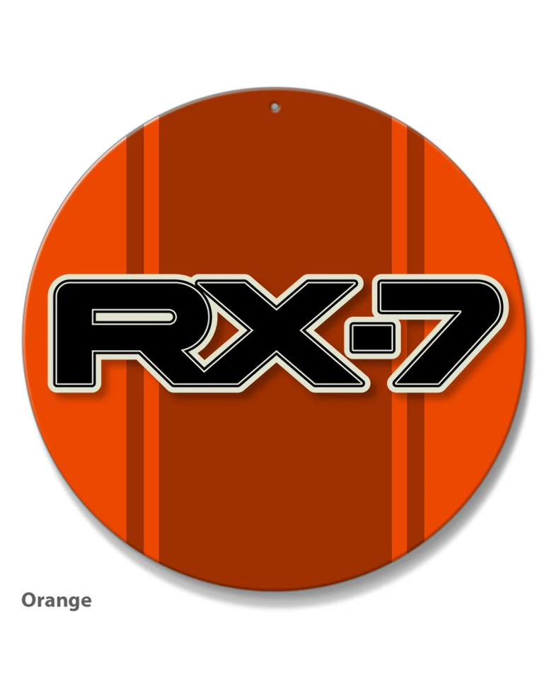 Mazda Rx-7 Series 2 Emblem Round Aluminum Sign - 14 colors - Made in ...