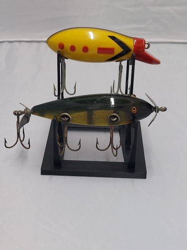 Display Stands For 2 Lures For Creek Chub, Heddon , Shakespeare, STANDS ...