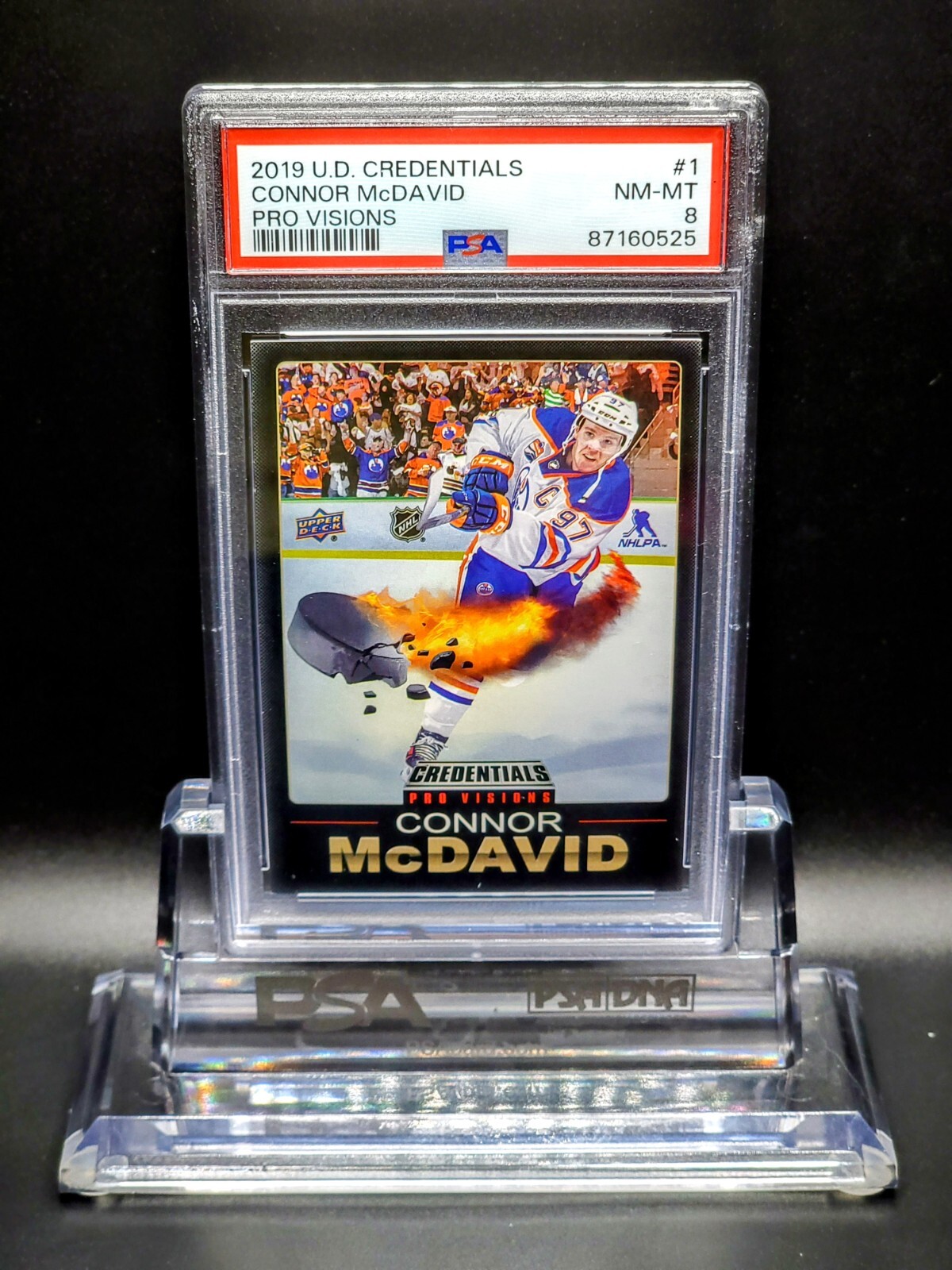 Connor McDavid 2019 Upper Deck Credentials Pro Visions Rare Insert SP ...