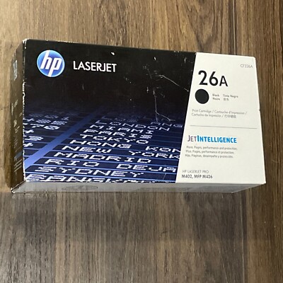 Genuine OEM HP LaserJet 26A Laser Print Cartridge CF226A Black NEE ...