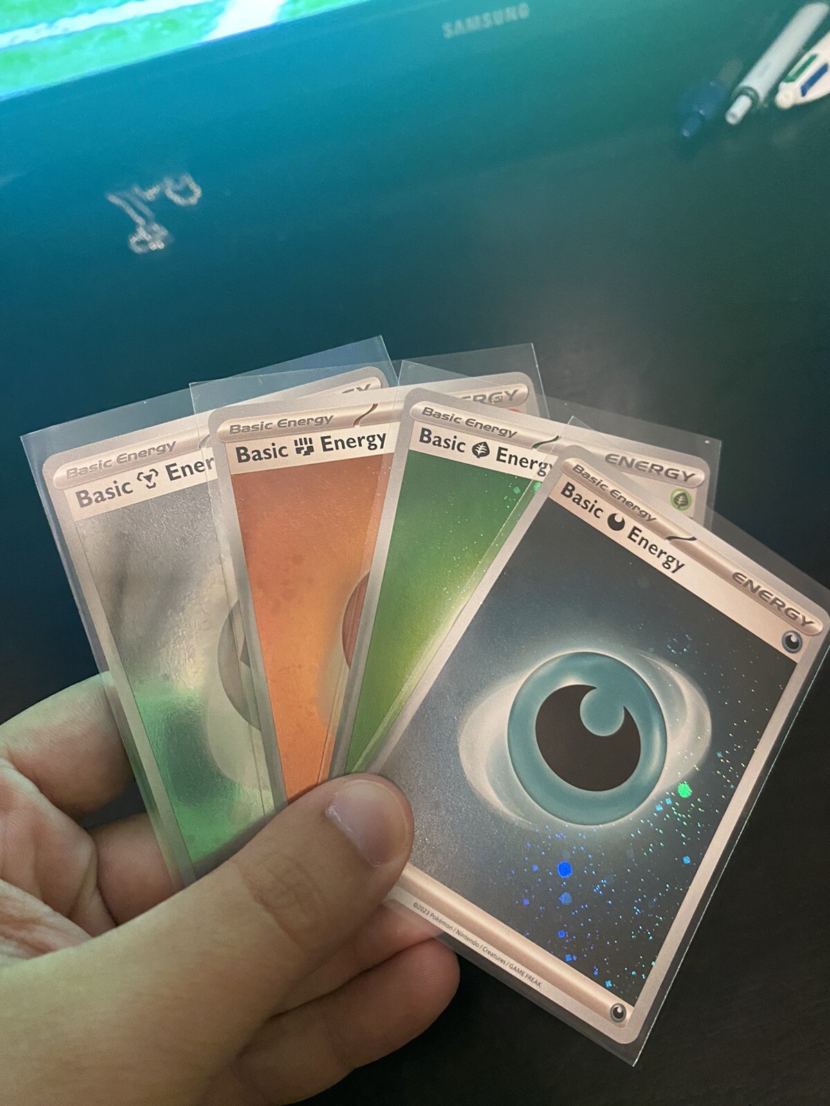 Pokémon 151 Holo Energy x4 ALL ENERGIES HAVE SWIRL | eBay