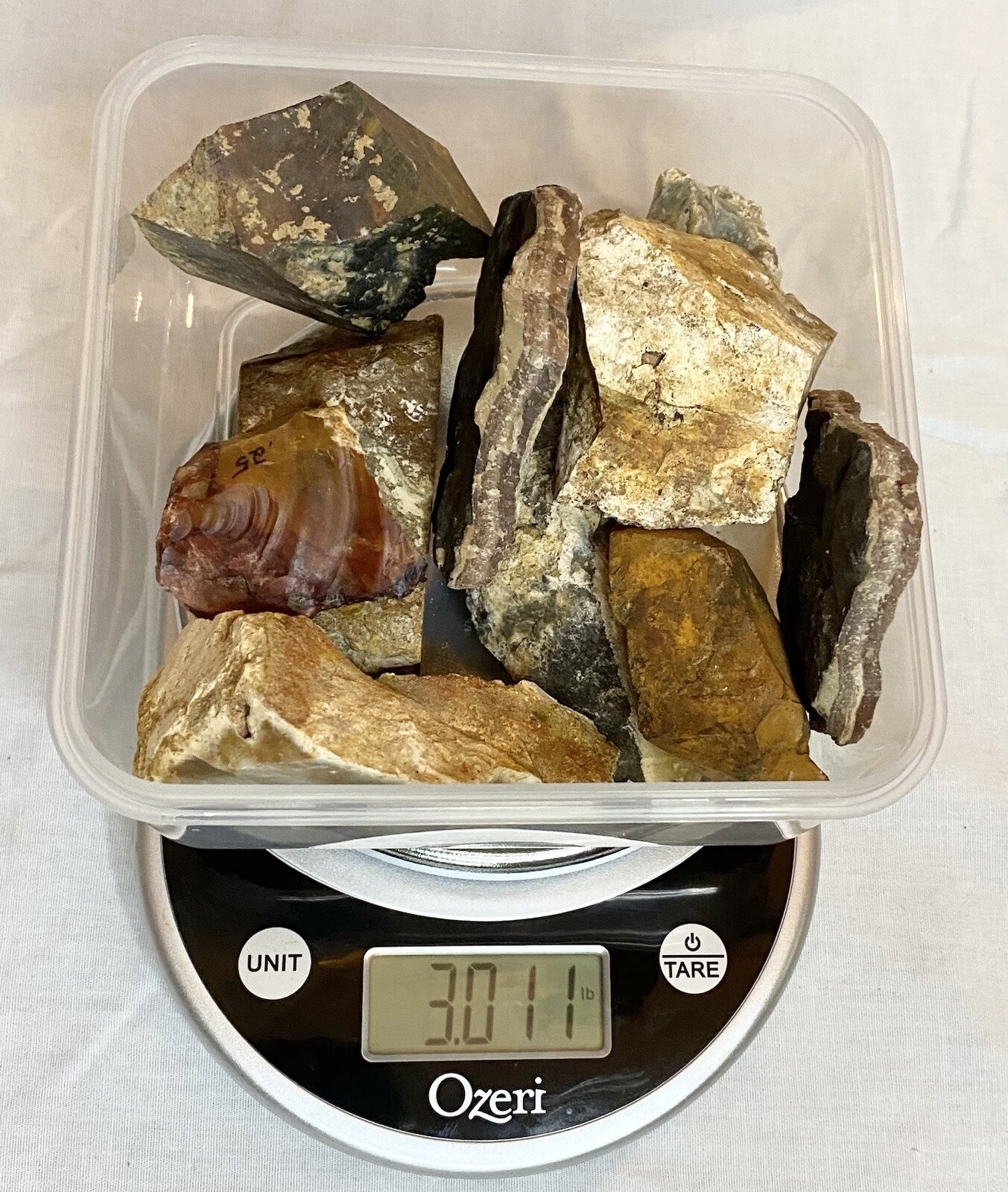 Lapidary Specimen Cab Slabs 3 Lb Nephrite Chert Chalcedony (Jasper ...