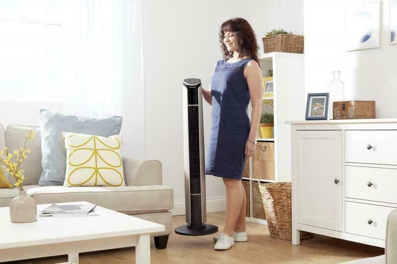 Dimplex 45W Ion Fresh Cooling Tower Fan Ioniser Oscillating 3 speed ...