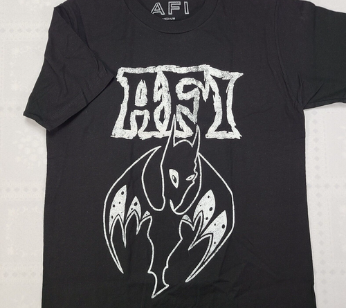 AFI Art of Drowning Bat T Shirt Size M Medium Black Cotton Slim Fit New ...