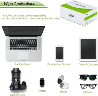 Screen Wipes Individually Wrapped 120 Computer Glass Screen Wipes For ...