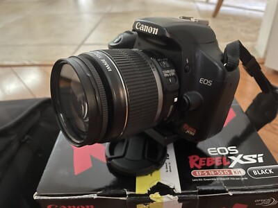 Canon EOS Rebel XSi DS126181 Digital SLR Camera EFS 18-55mm Len | eBay