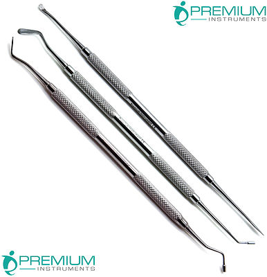 Set of 3 Dental Woodson #1, #2, #3 Plugger Plastic Composite Filling ...