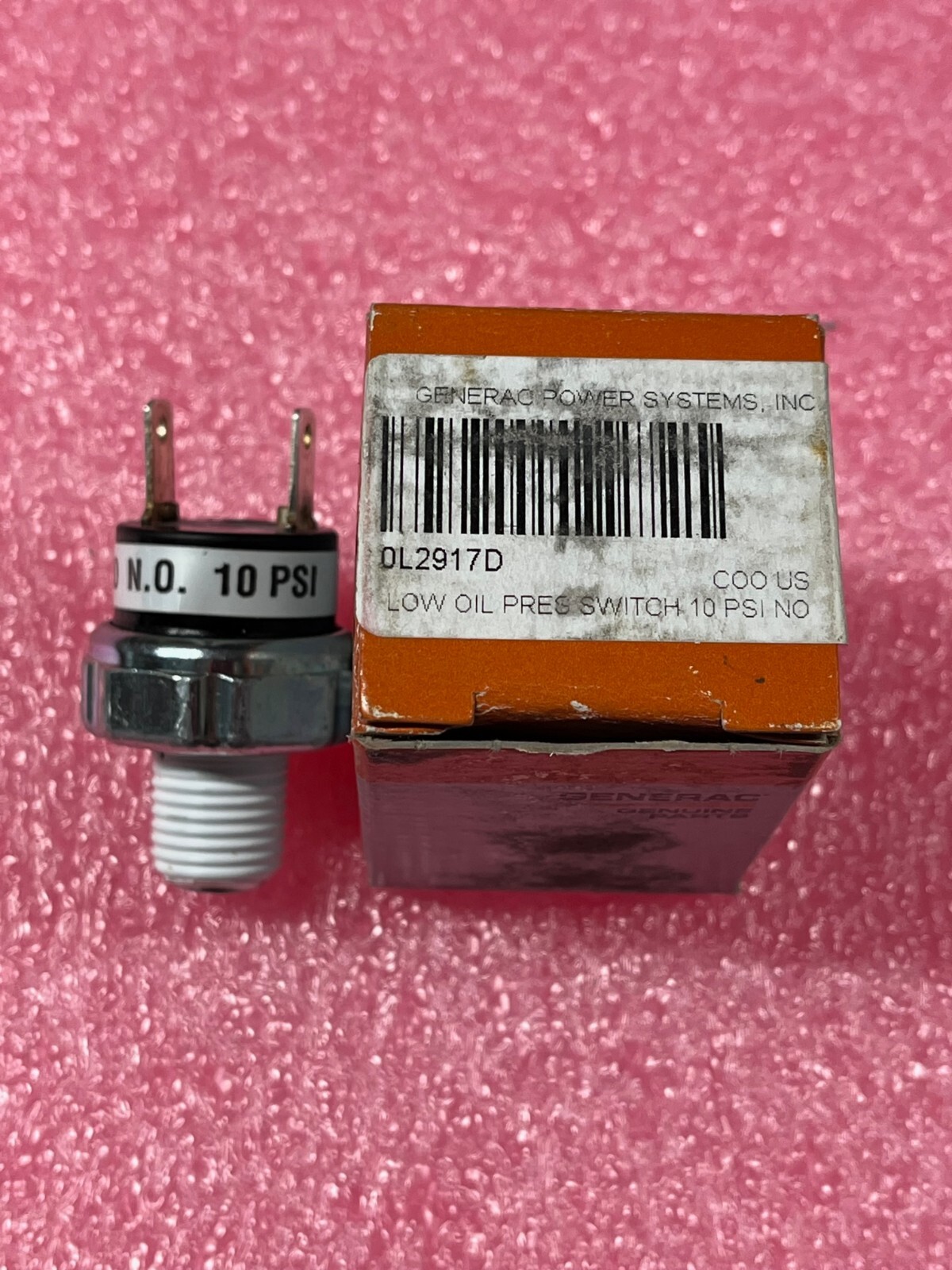 Generac Low Oil Pressure Switch 10psi No Part# 0L2917D for sale online ...