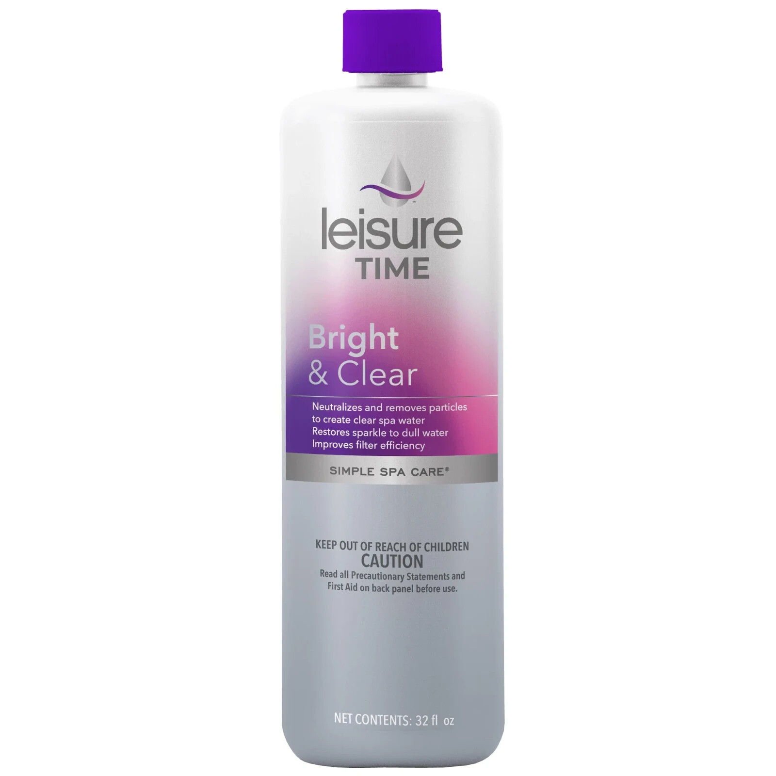 Spa Water Clarifiers Spa Bright and Clear 1 qt Leisure Time (A ...