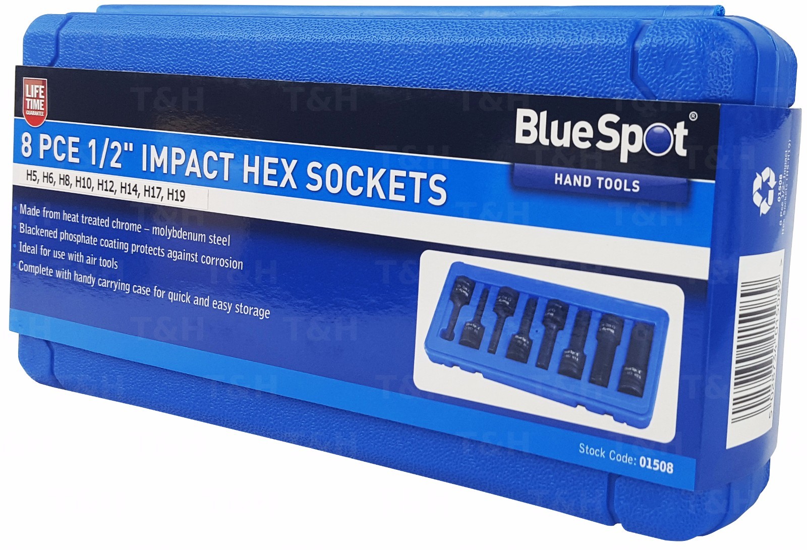 IMPACT HEX BIT Socket Set 1/2" Drive Impact Allen Keys H5 To H19 8pc ...