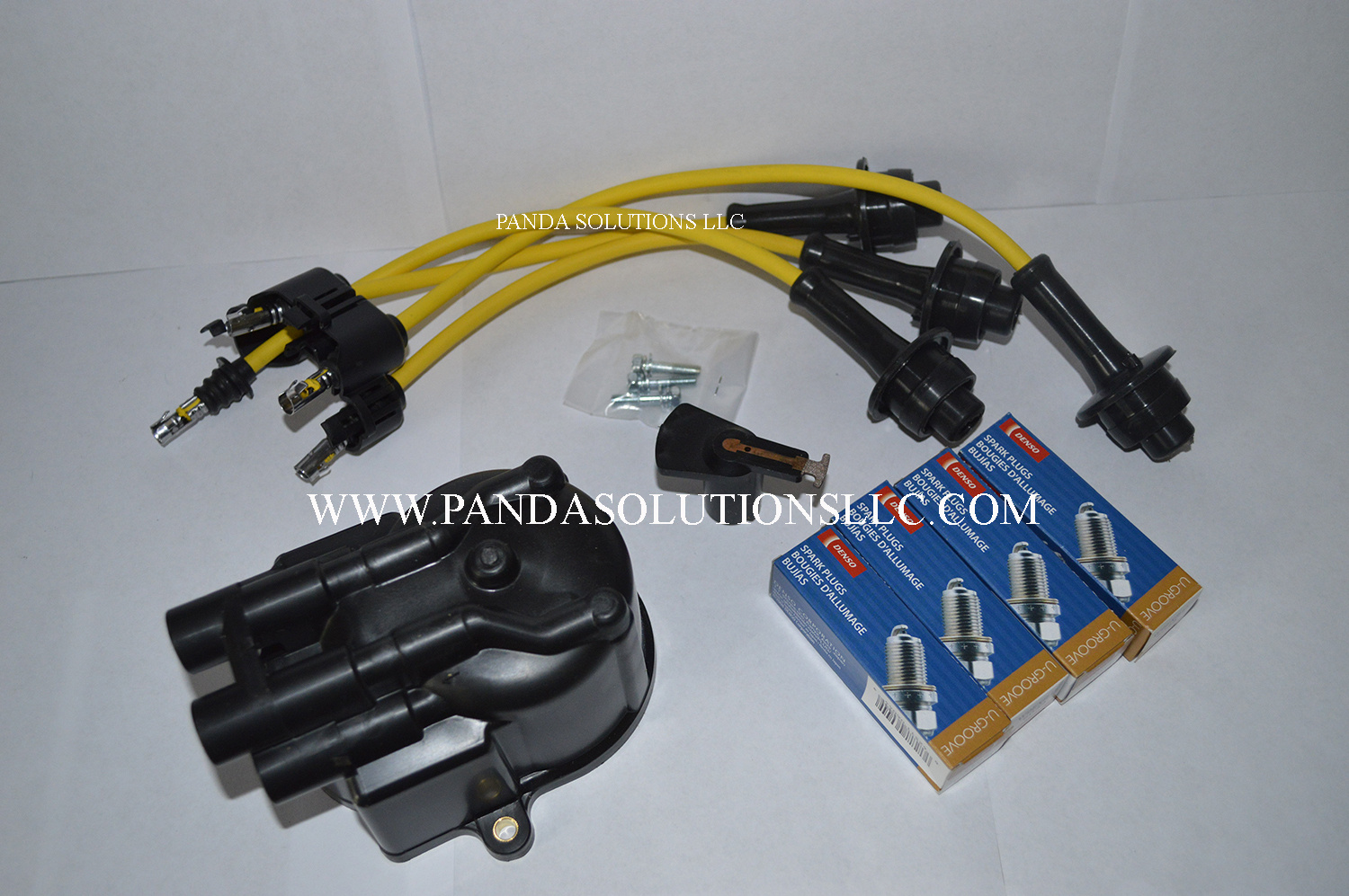 4y Engine Ignition Tune up Kit Toyota Forklift Rotor Distributor Cap ...