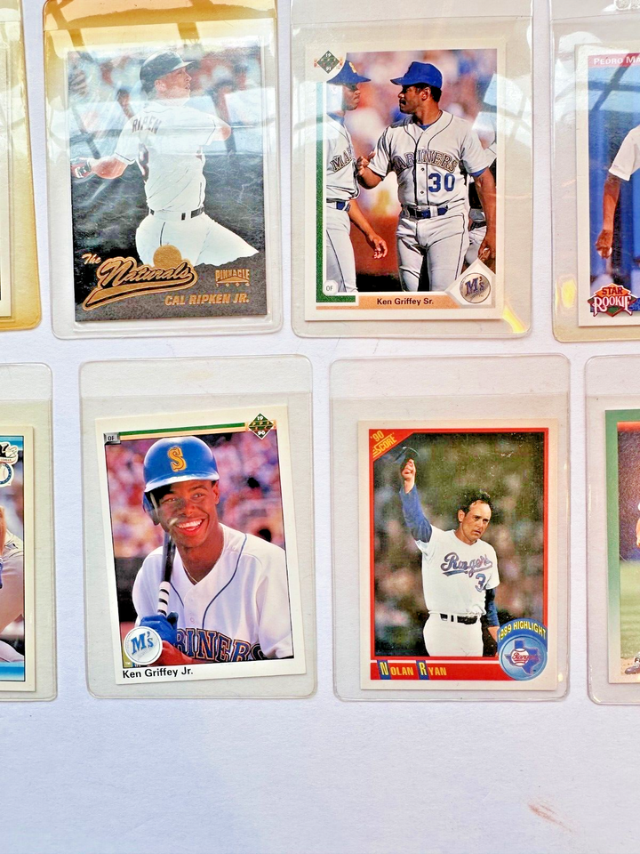 MLB Very Collectible Cards Including 1992 Donruss Error Card Lot Of 12 ...