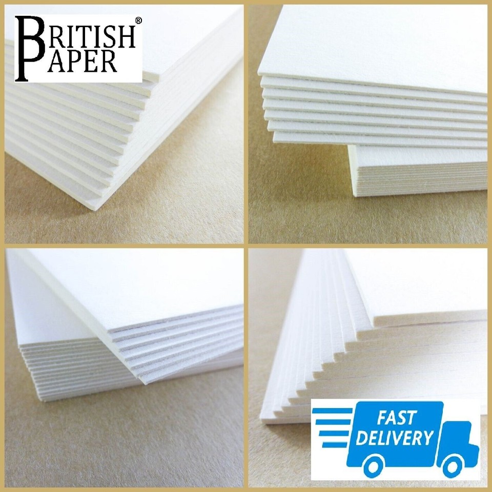 A4 A3 A2 CARD SHEETS BOARD 2mm THICK PAPER MOUNT MODEL ART CRAFT KRAFT ...