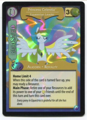 My Little Pony Princess Celestia Equestrian Leader #190 UR Foil Card ...