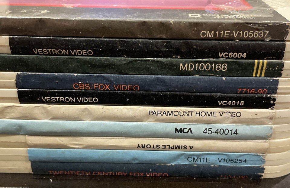 CED Video Disc 10 Movie Lot: Drama Romance Action Comedy RCA ...