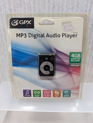GPX 4gb MP3 Digital Audio Player NOS | eBay