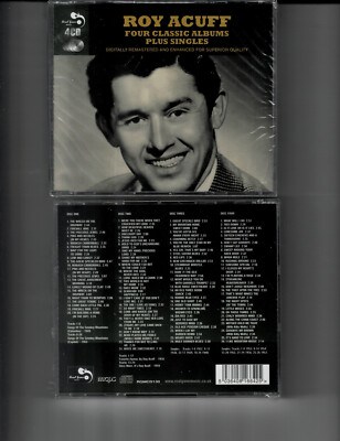 ROY ACUFF - FOUR CLASSIC ALBUMS + SINGLES (4CD 2015) NEW *94 TRACKS ...