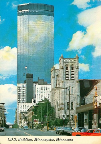 Postcard IDS Building & Street Scene, Minneapolis, Minnesota | eBay