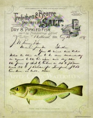 Fish Market Poster Art Print Fresh Seafood Restaurant Kitchen Cod ...