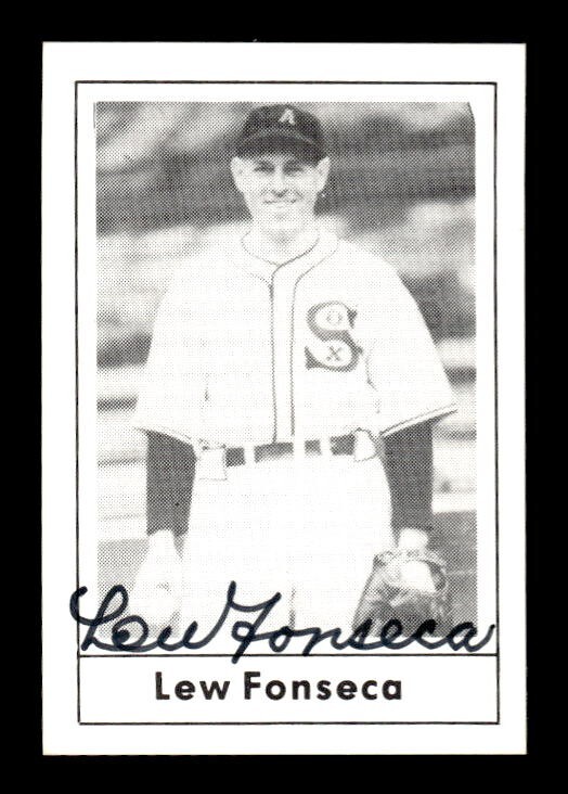 LEW FONSECA SIGNED 1978 GRAND SLAM #39 ON-CARD AUTO - CHICAGO WHITE SOX ...