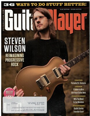 Aug 2012 issue of Guitar Player Magazine Steven Wilson Cover | eBay