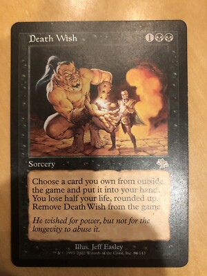 MTG Death Wish (NM) Judgement Set | eBay