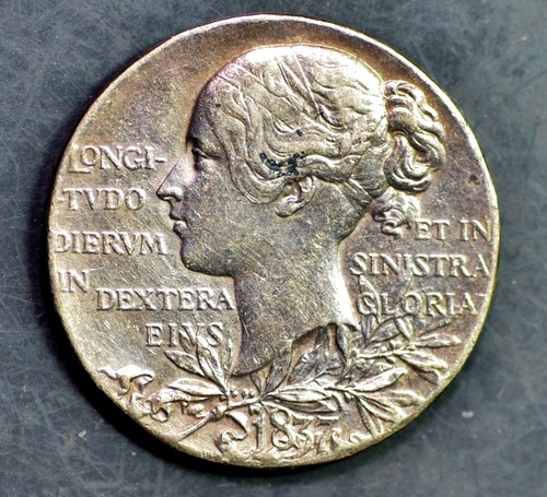 UNIQUE WORLD SILVER! 1837-97 .925 STERLING DIAMOND JUBILEE QUEEN ...