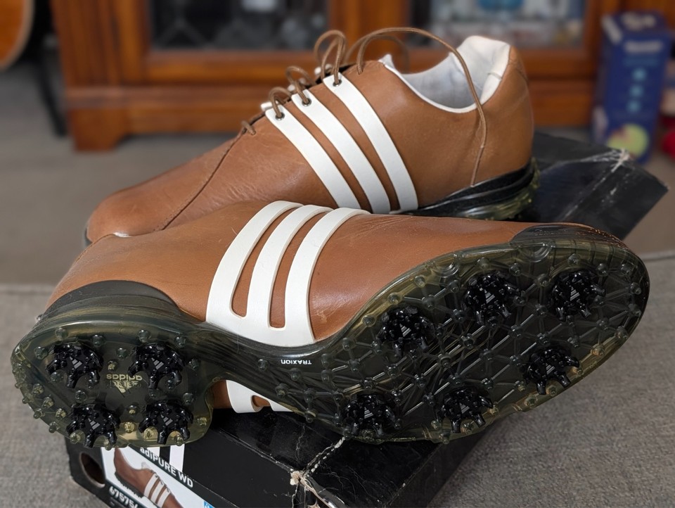 Adidas adiPURE 10 WD golf shoe in hickory NIB | eBay