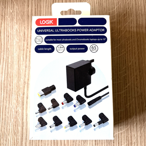 LOGIK Universal HP Dell Lenovo Asus Laptop Ultrabooks Power Adapter ...