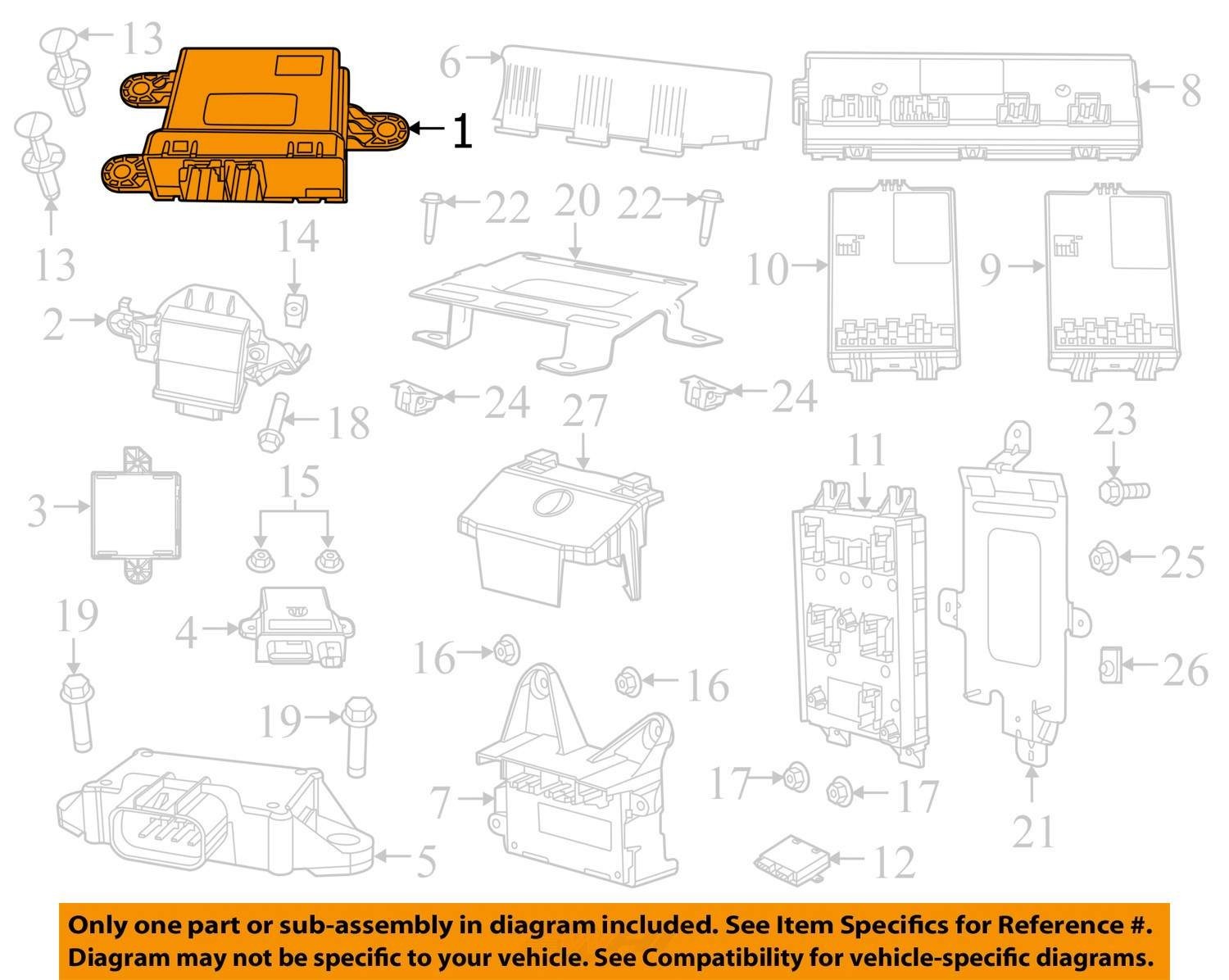 2021 Dodge Charger Network Gateway Control Module OEM | eBay