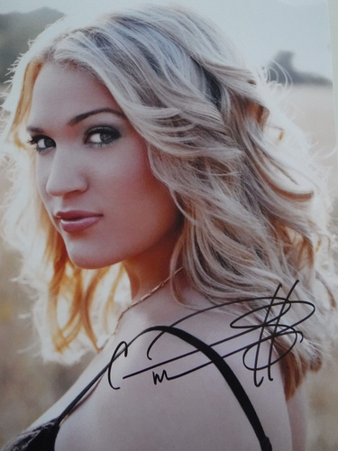 CARRIE UNDERWOOD SIGNED PHOTO AUTOGRAPH ORIGINAL SIGNATURE COUNTRY 8X10 ...