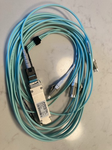 Arista QSFP-40G-SR4 40Gb QSFP+ Transceiver with MTP12 to 4 LC OM4 ...