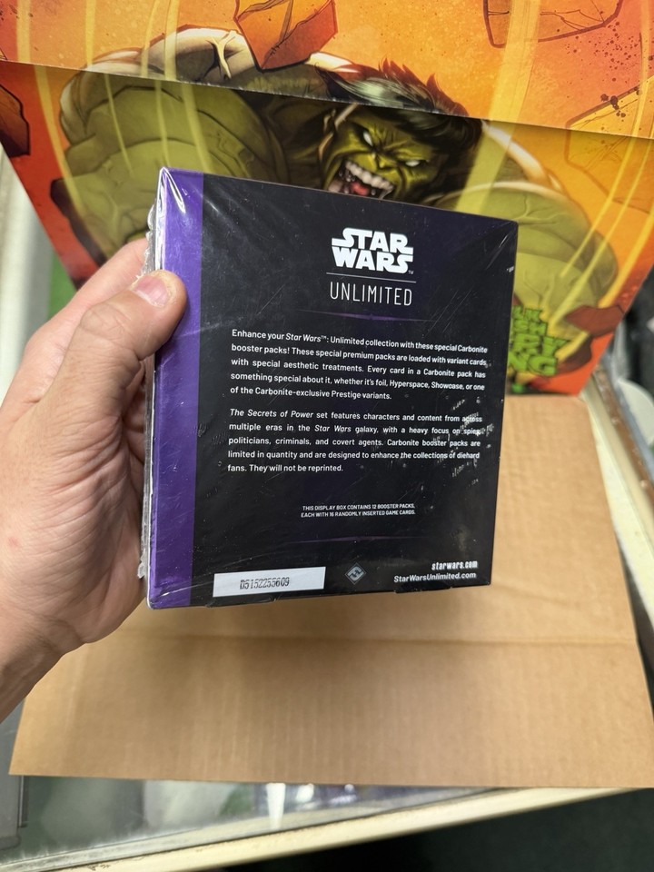 Star Wars: Unlimited Secrets of Power Carbonite Edition Booster Box ...