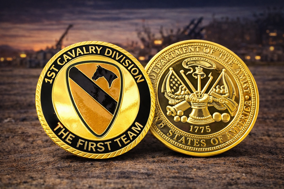 U.S. Army 1st Cavalry Division Challenge Coin ·FAST SHIPPING· ·NEW· | eBay