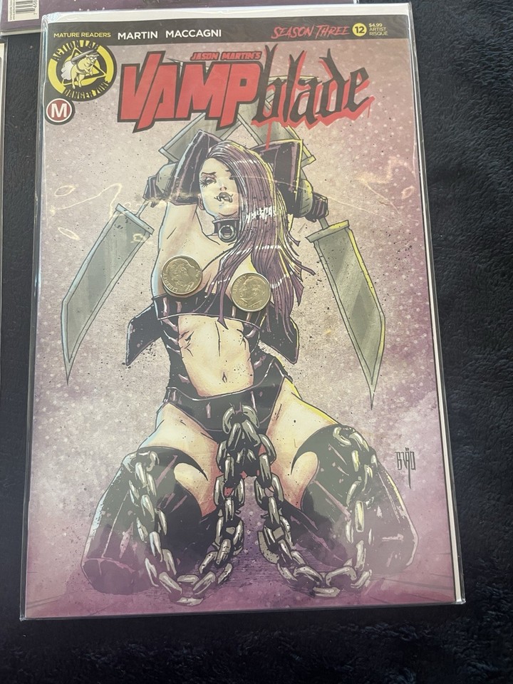 VAMP BLADE COMICS LOT! 4 Issues Risqué. #3, #4,#5,#12 | eBay
