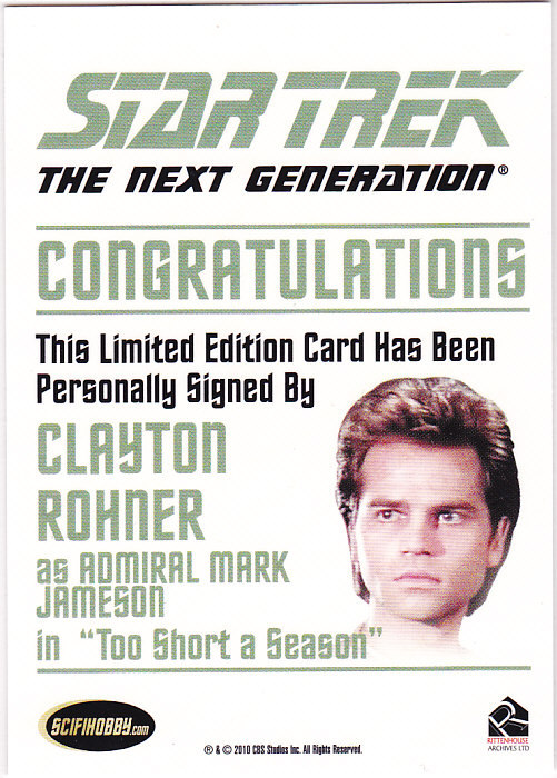 Clayton Rohner Star Trek
