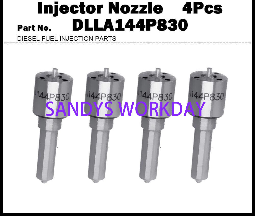 for TOYOTA 4 Fuel Injector Nozzle DLLA144P830 Forklift 2Z 13Z 14Z 23620 ...