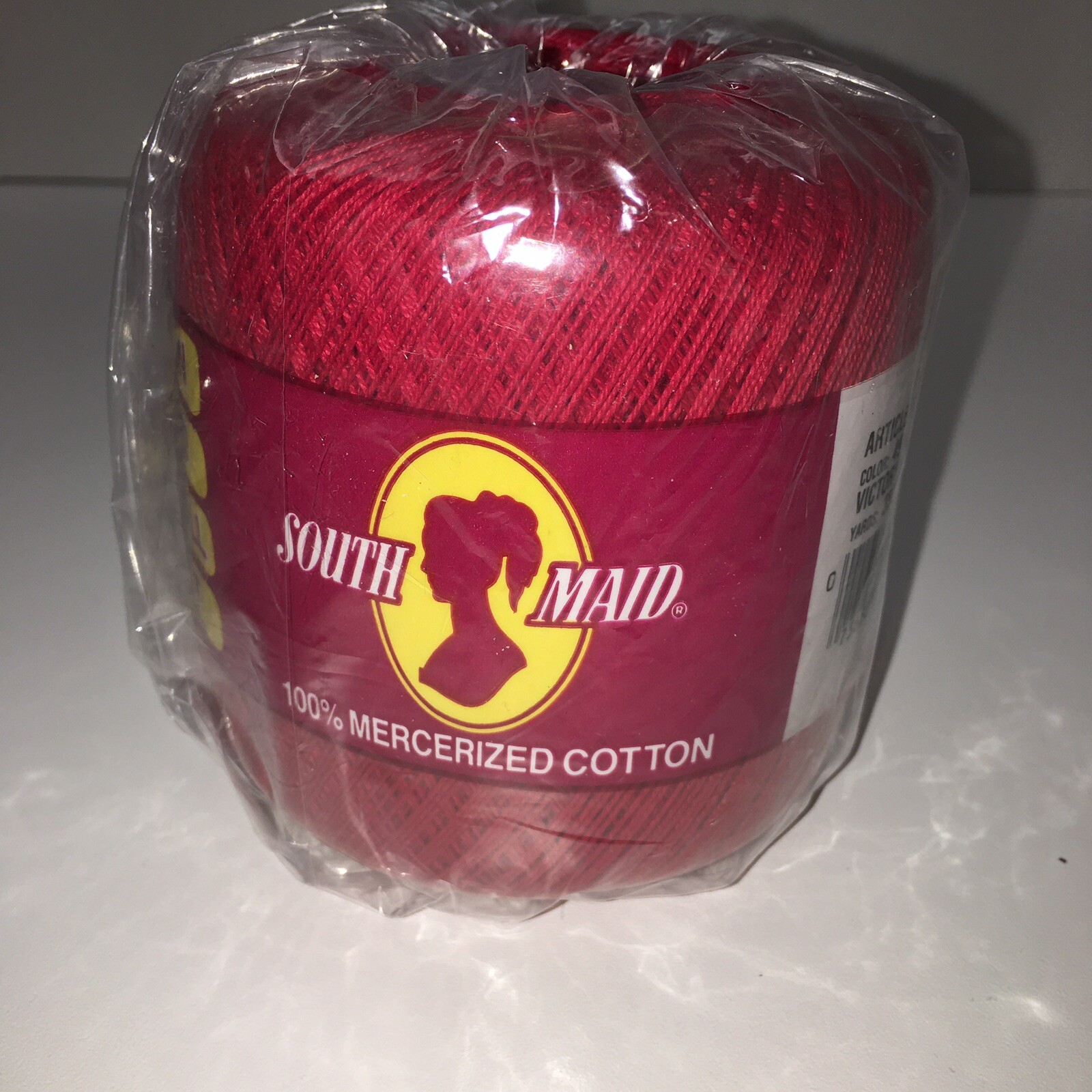 South Maid Crochet Thread 100% Cotton Size 10 Thread 350 Yards Victory ...